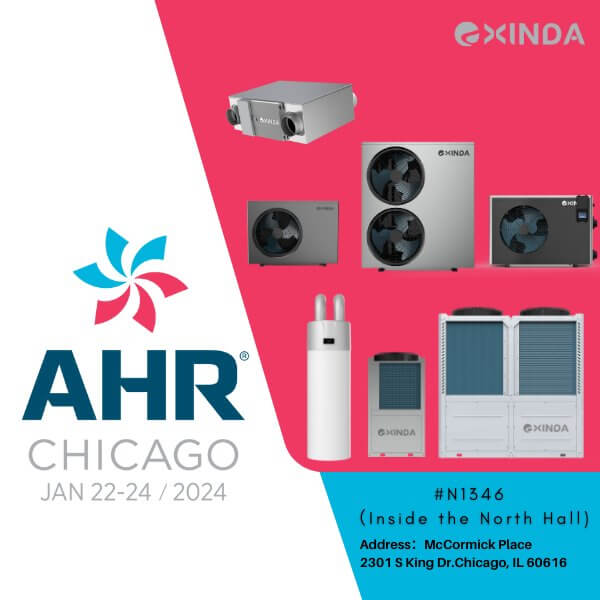 AHR Expo 2024 |Exinda with R290 Heat Pump, HRV & ERV Ventilators