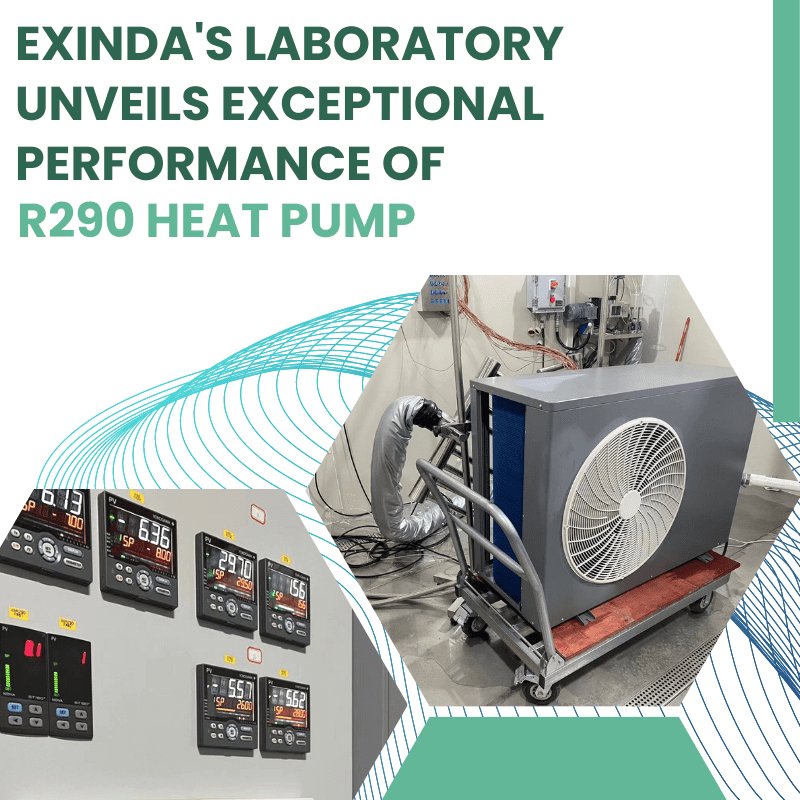 Impressive Results of the R290 Heat Pump Testing in Exinda Laboratory