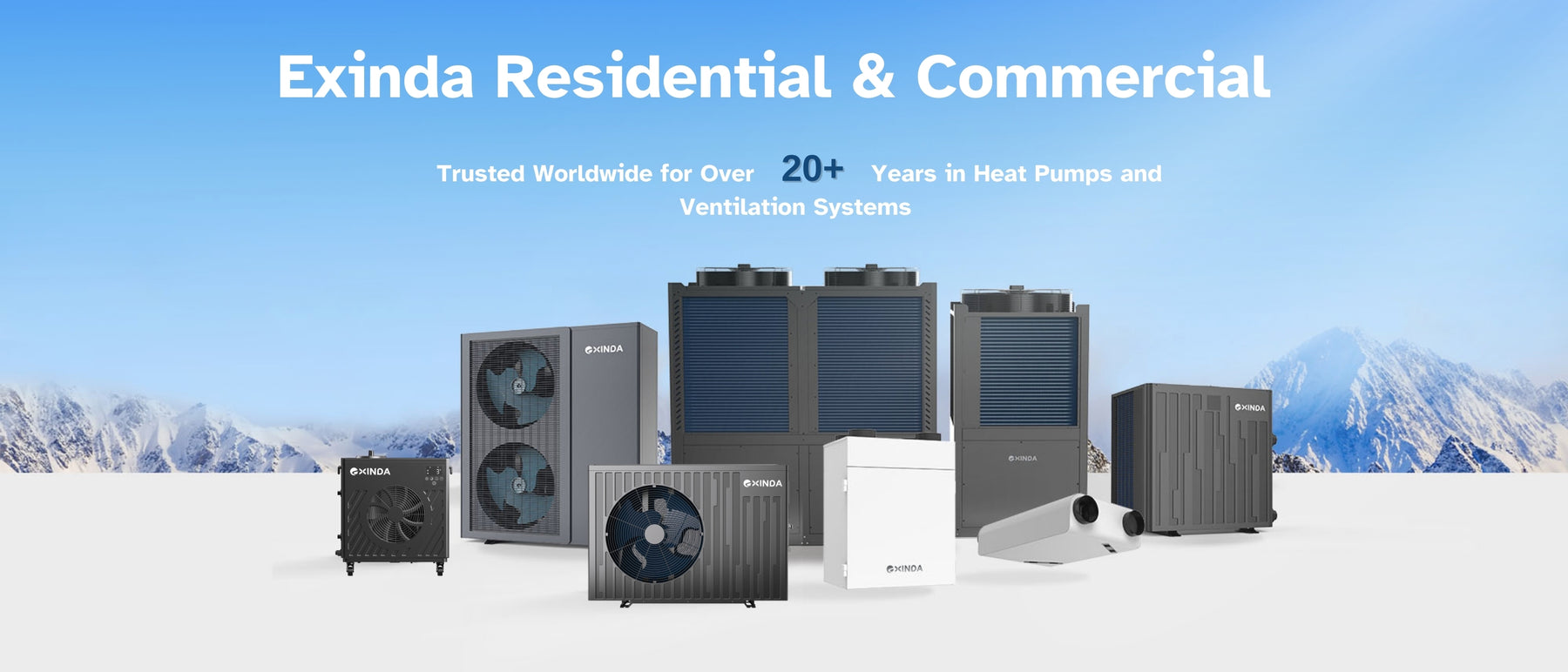 Exinda | Heat Pump Manufacturer, HVAC Supplier&ERV Ventilation System